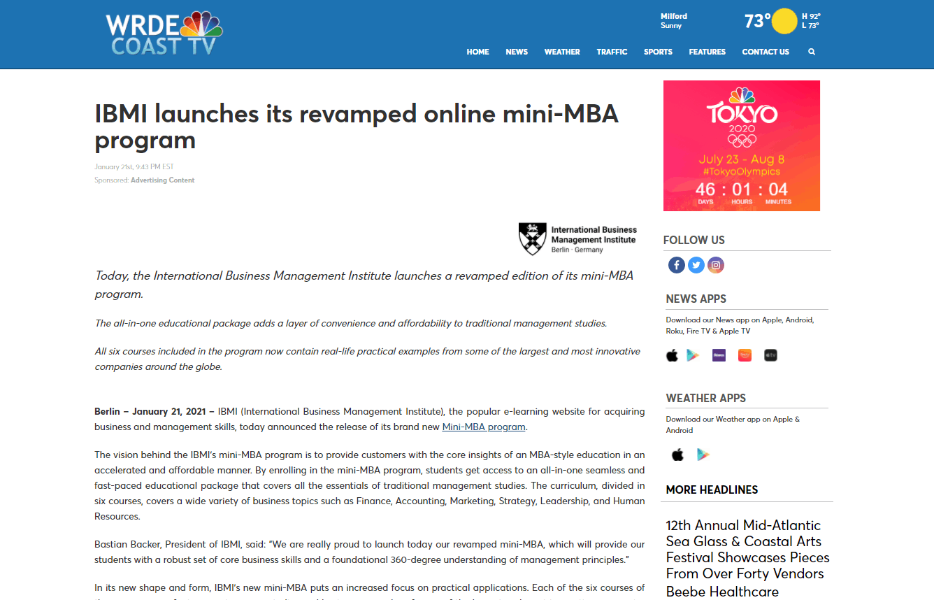 International Business Management Institute (IBMI) | Online Courses